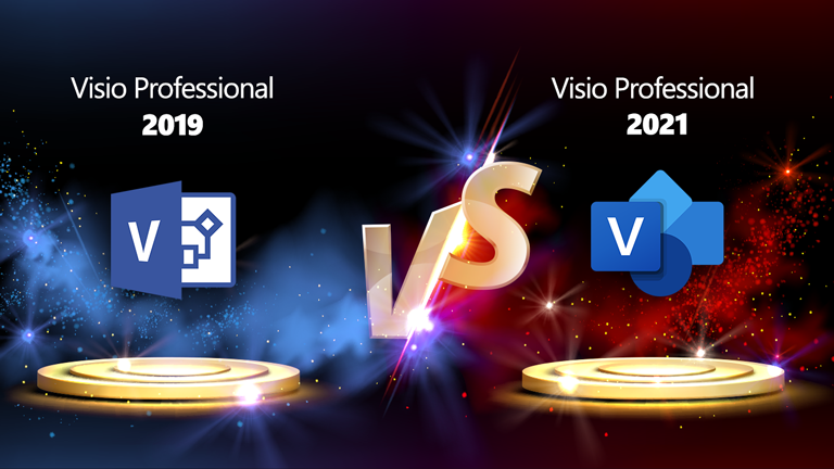 Visio Professional 2019 vs. Visio Professional 2021 keys.express