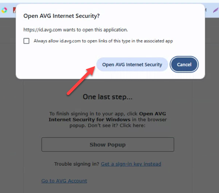 AVG Internet Security - Keys Support