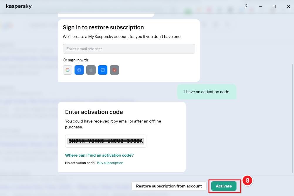 Kaspersky Standard, Plus & Premium - Keys Support