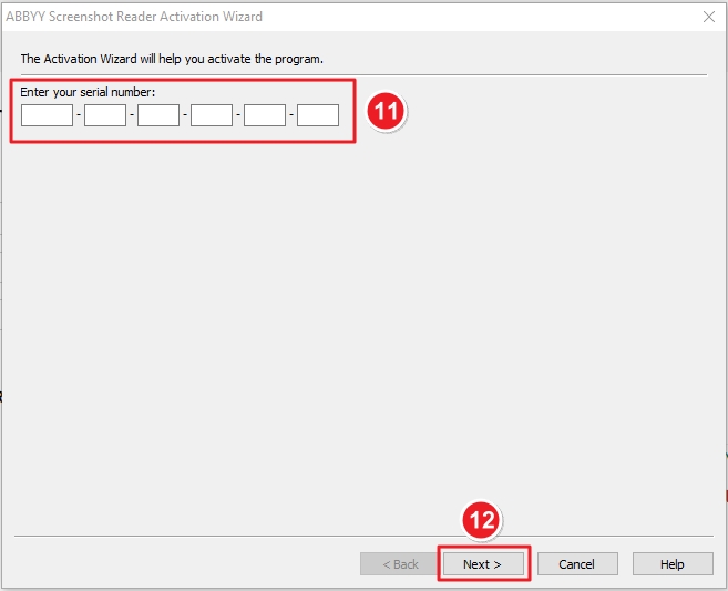 ABBYY Screenshot Reader WIN - Keys Support