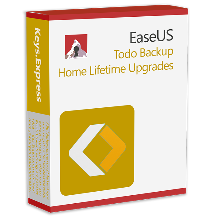 EaseUs Todo Backup Home/Lifetime Upgrades - Keys Support